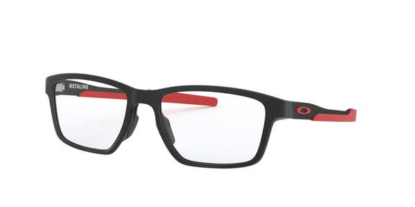 OAKLEY OX8153 - Metalink Satin black Rectangular Frame – Eyeloo Optical